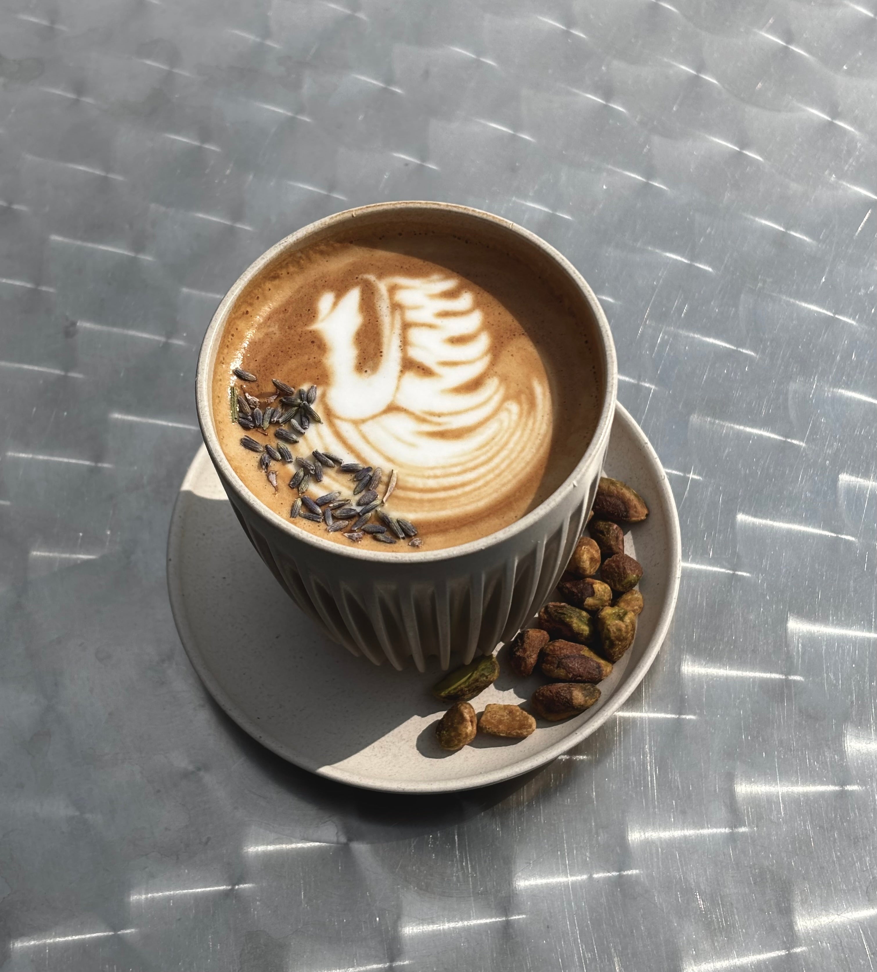 PISTACHIO LAVENDER LATTE | Ledger Coffee Roasters